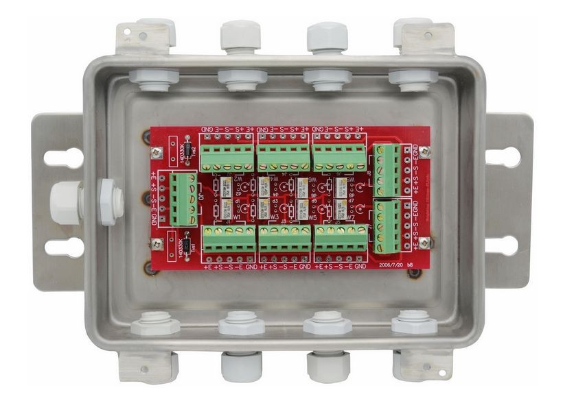 Load cell junction box truck scale junction box for 8 load cells