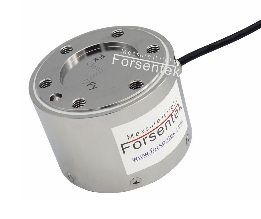 Flange to flange 3 axis load cell 10kN 25kN 50kN 100kN multi-axis force ...