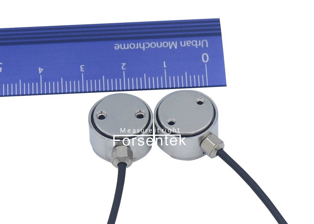 Miniature flat load cell 10N 20N 50N 100N 200N small size flange ...