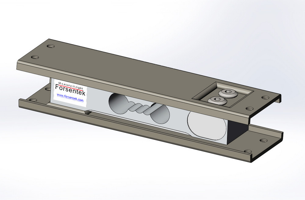 Load Cell Mounting Assembly For Shelf Weighing And Vending Machines