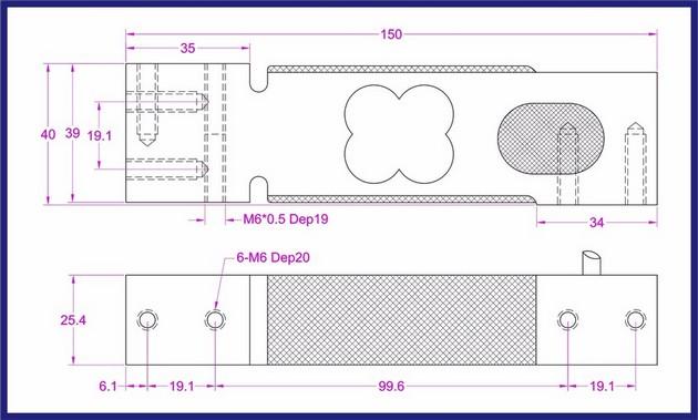 200N load cell 20kg load cell sensor 30kg weight measurement