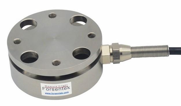 Press force sensor 0-20kN flange mounted Press force load cell
