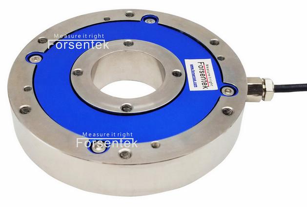 Low profile robot torque transducer Through hole torque sensor