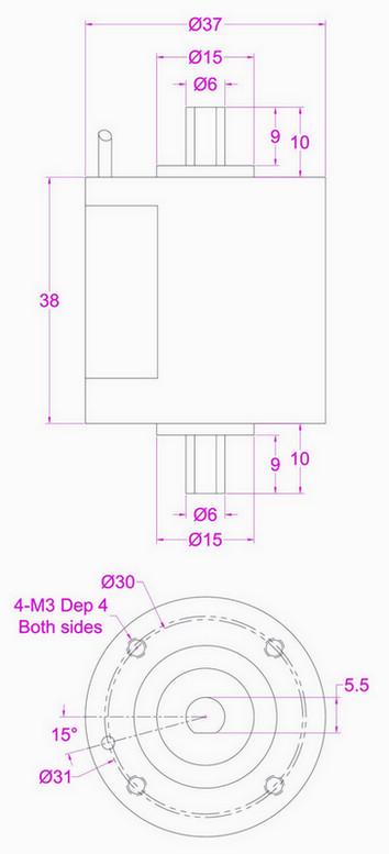 Miniature torque transducer in-line type shaft to shaft rotary torque ...