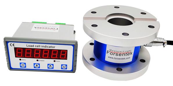 Reaction Torque Meter 0-1000Nm Flange Type Torque Sensor With Display unit