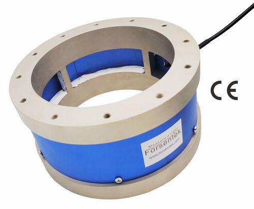 Large Through Hole Reaction Torque Sensor Customizable Hollow Flange ...