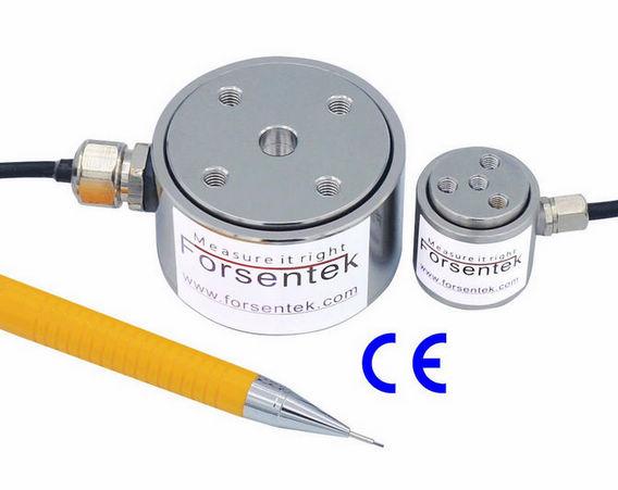 Flange Type Compression Force Measurement Sensor 500N Compression Load ...