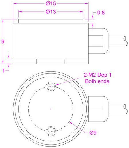 Subminiature Loadcell 20kg 10kg 5kg 2kg 1kg Compression Force Load Cell